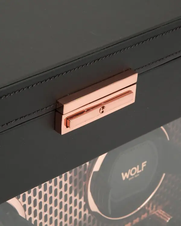 Wolf Axis Double Watch Winder Storage Case