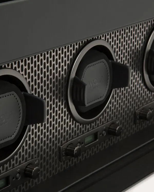 Wolf Axis Triple Watch Winder Storage Case