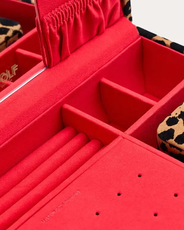 Wolf Savanna Leopard Medium Jewelry Box