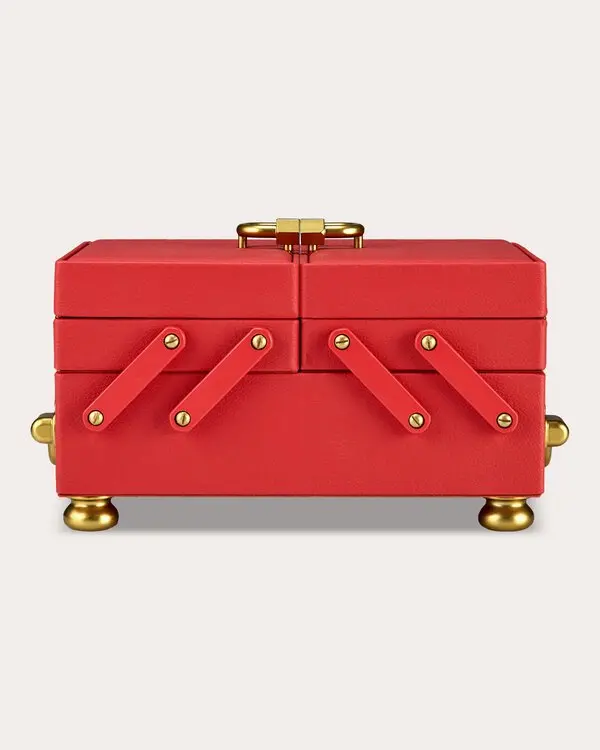Wolf Marla Aaron Baby Everything Box - Red