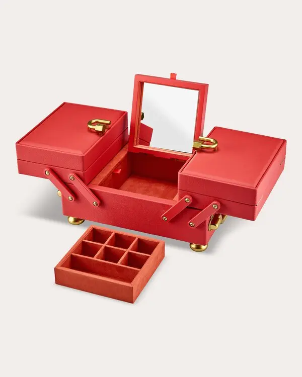 Wolf Marla Aaron Baby Everything Box - Red
