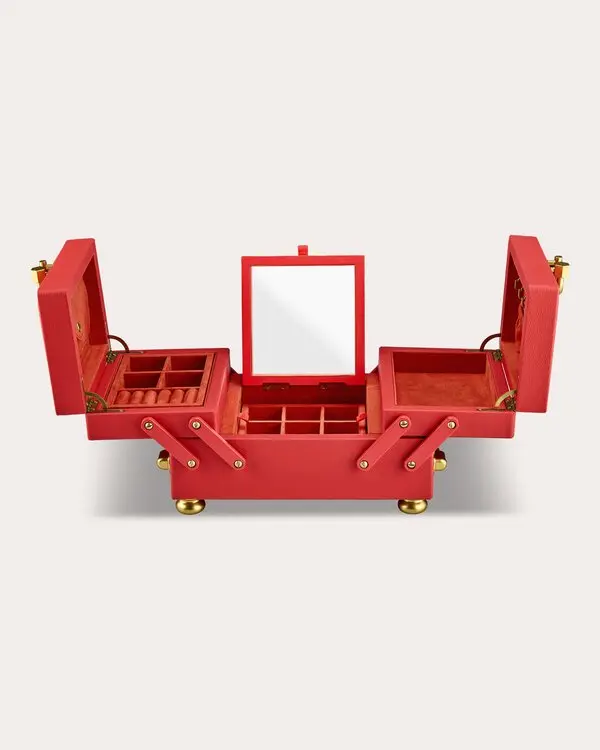 Wolf Marla Aaron Baby Everything Box - Red