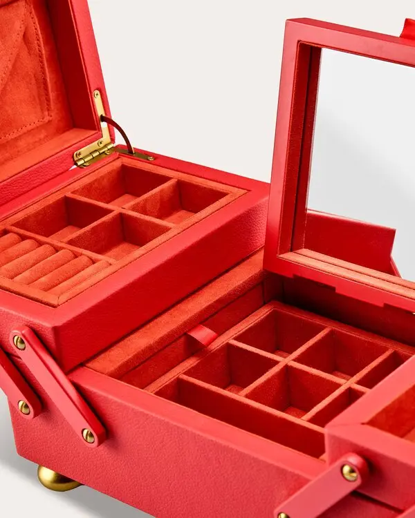 Wolf Marla Aaron Baby Everything Box - Red