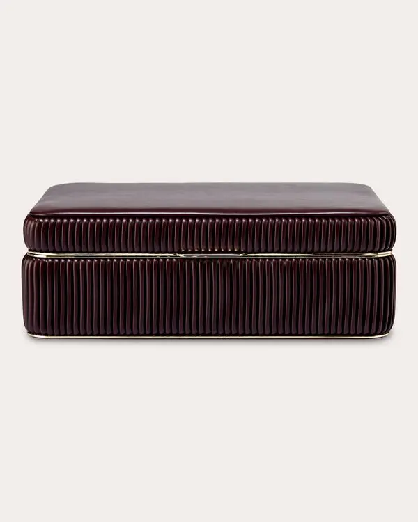 Wolf Bella Pleated Medium Jewelry Box
