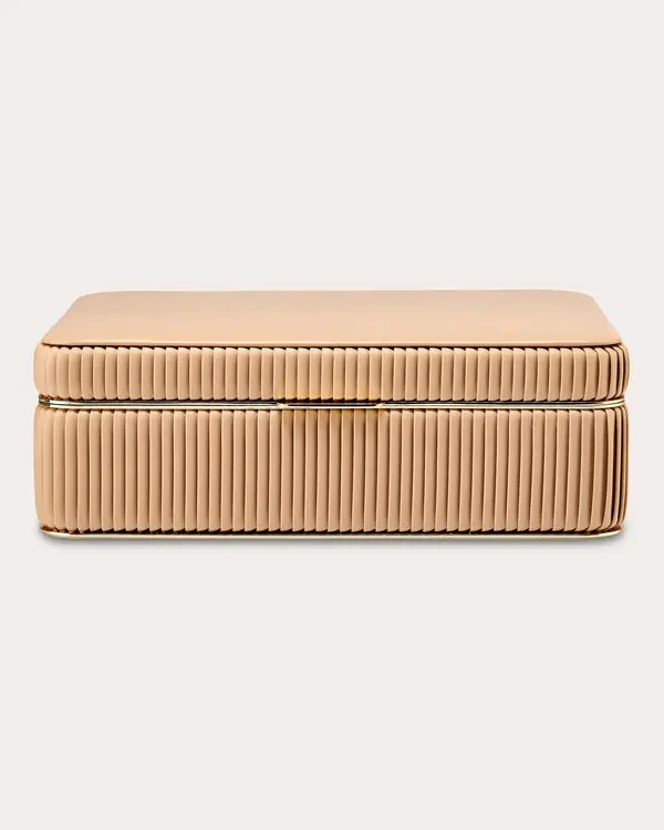 Wolf Bella Pleated Medium Jewelry Box