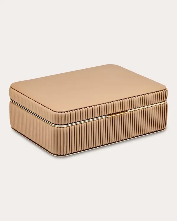 Wolf Bella Pleated Medium Jewelry Box