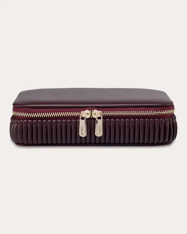 Wolf Bella Pleated Zip Jewelry Case