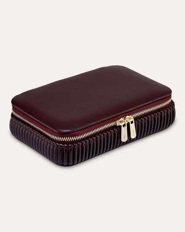 Wolf Bella Pleated Zip Jewelry Case