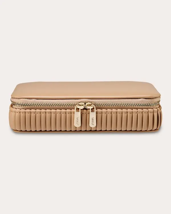 Wolf Bella Pleated Zip Jewelry Case