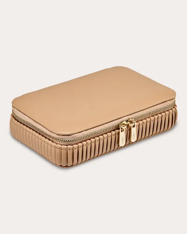 Wolf Bella Pleated Zip Jewelry Case