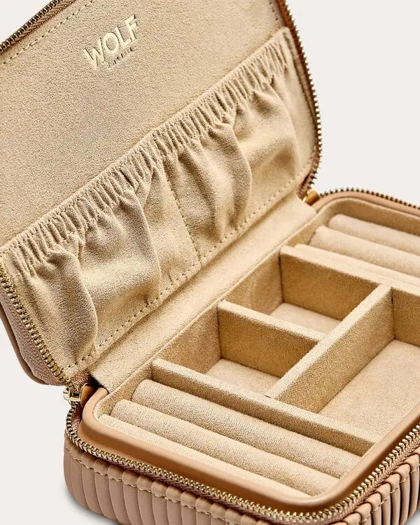 Wolf Bella Pleated Zip Jewelry Case