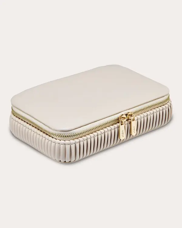 Wolf Bella Pleated Zip Jewelry Case