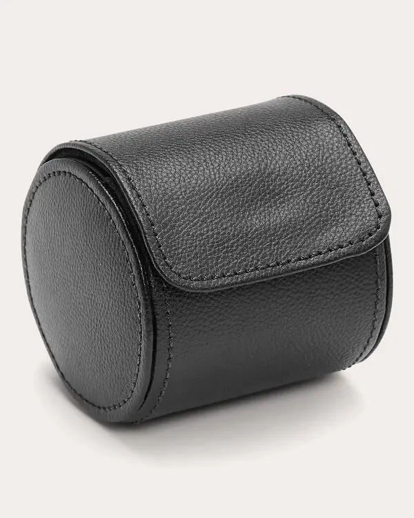 Wolf British Racing Leather Single Watch Roll