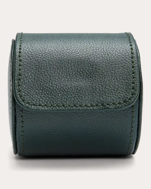 Wolf British Racing Leather Single Watch Roll
