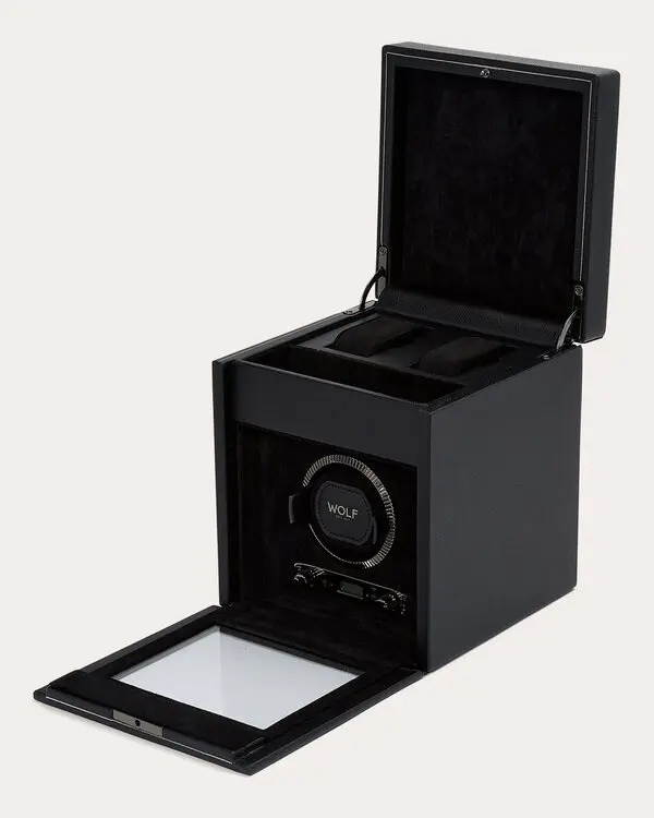 Wolf British Racing Single Watch Winder Storage Case