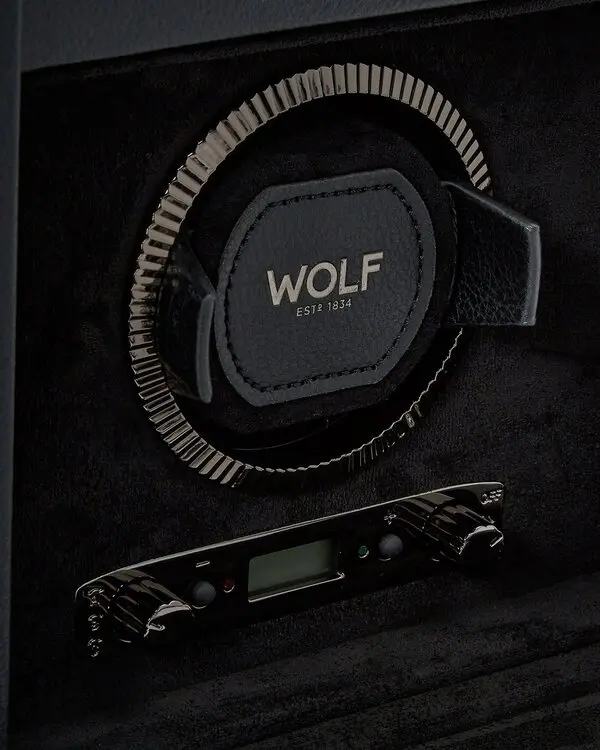 Wolf British Racing Single Watch Winder Storage Case