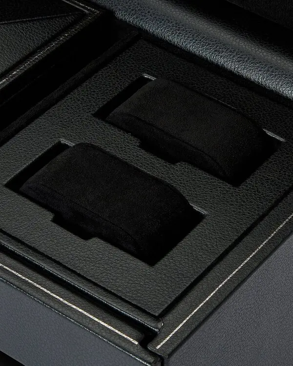 Wolf British Racing Triple Watch Winder Storage Case