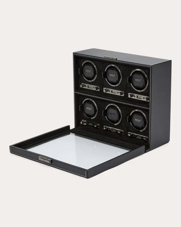 Wolf British Racing 6-piece Watch Winder