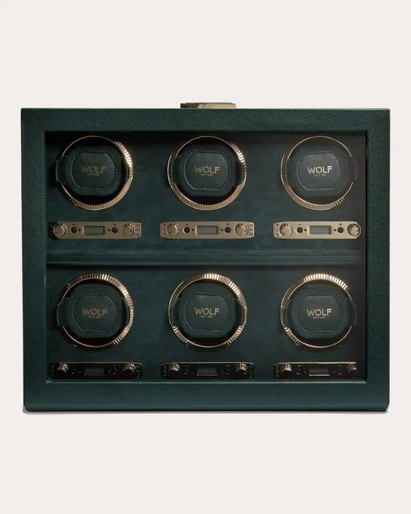 Wolf British Racing 6-piece Watch Winder