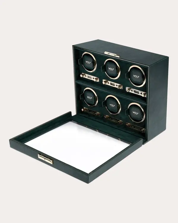 Wolf British Racing 6-piece Watch Winder
