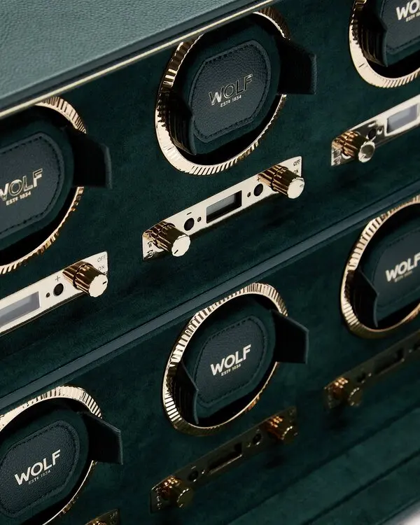 Wolf British Racing 8-piece Watch Winder
