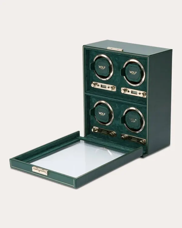 Wolf British Racing 4-piece Watch Winder