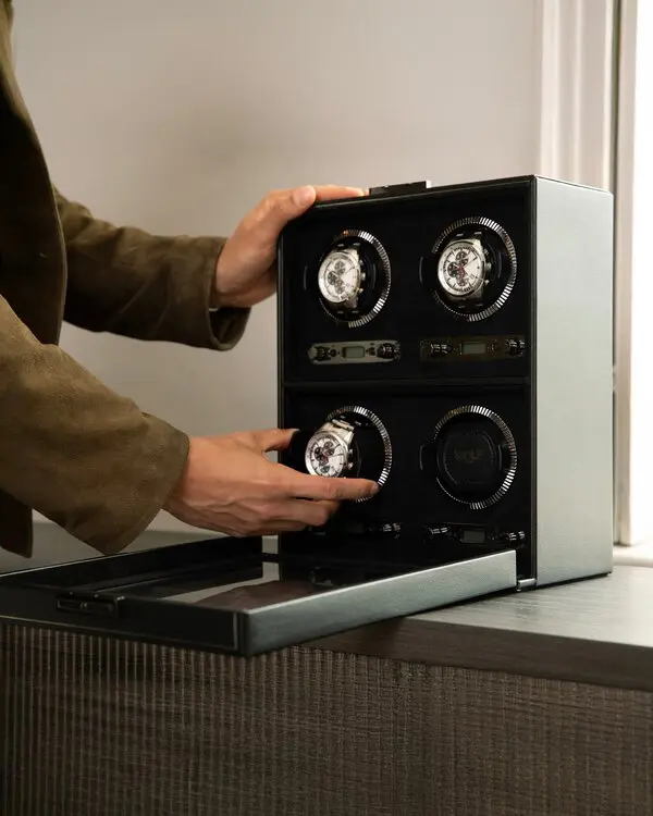 Wolf British Racing 4-piece Watch Winder