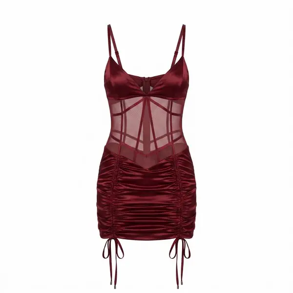 CLERESTORY Amarante Mini Dress - Red