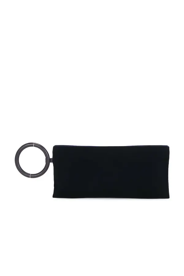 TOM FORD Velvet Nappa Leather Clutch - Navy