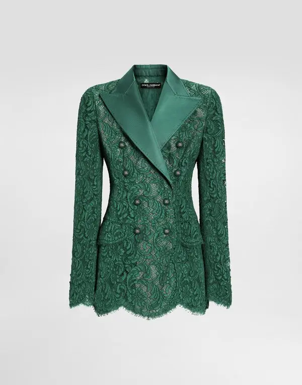 Dolce & Gabbana Double-breasted Lace Jacket