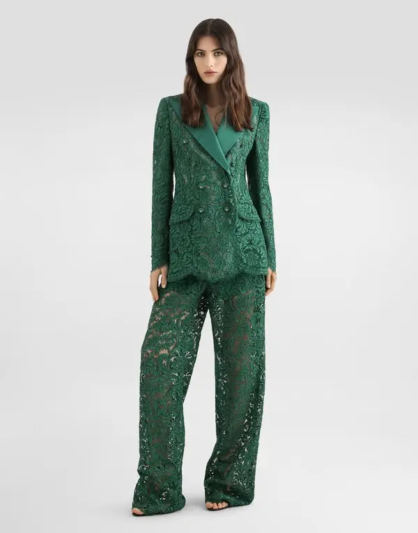 Dolce & Gabbana Double-breasted Lace Jacket
