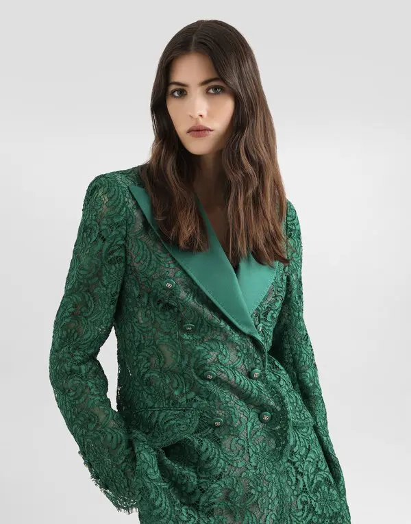 Dolce & Gabbana Double-breasted Lace Jacket