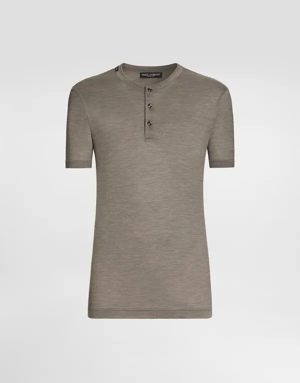 Dolce & Gabbana Silk Serafino T-shirt