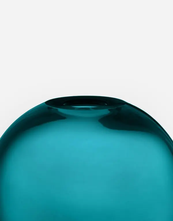 Dolce & Gabbana Small Vase In Transparent Murano Glass