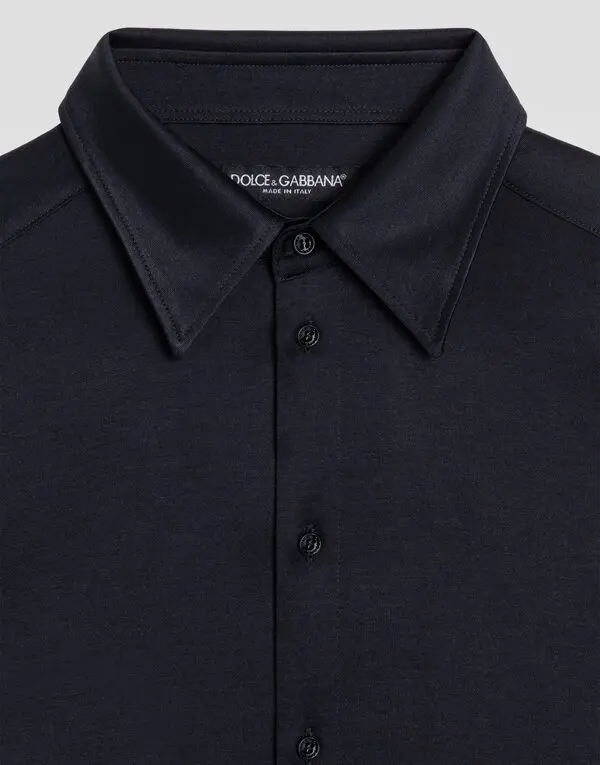 Dolce & Gabbana Martini Silk Jersey Shirt