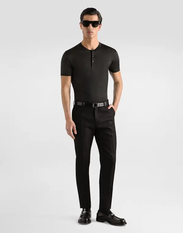 Dolce & Gabbana Silk Serafino T-shirt