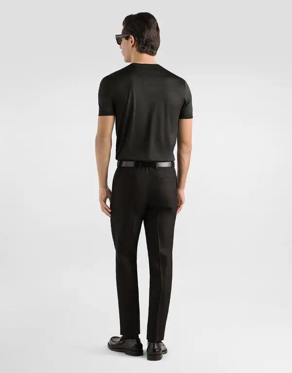 Dolce & Gabbana Silk Serafino T-shirt