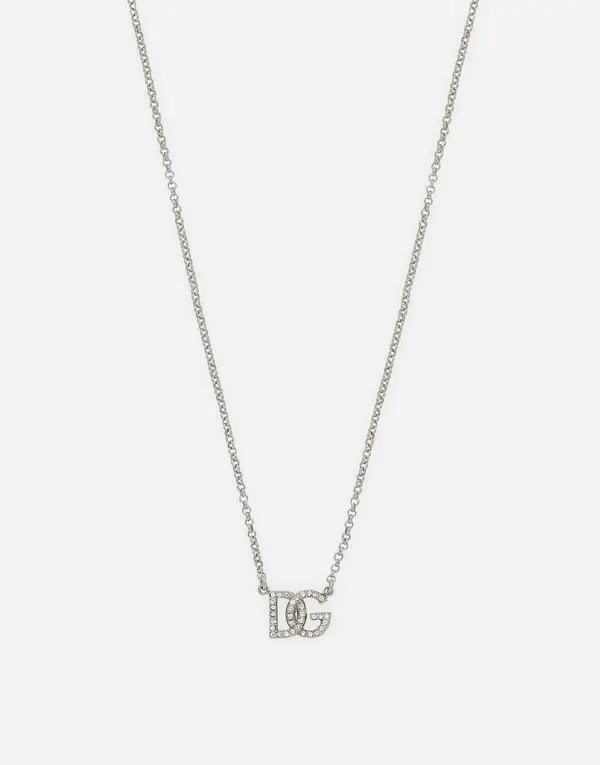 Dolce & Gabbana Fine Link Dg Logo Necklace