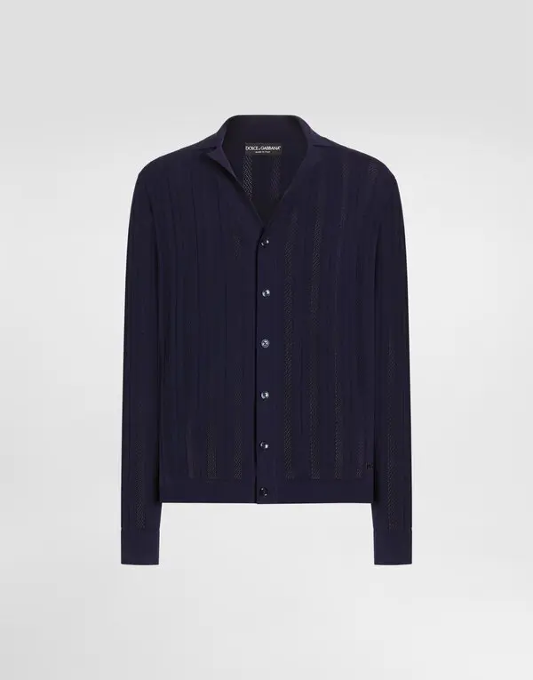 Dolce & Gabbana Openwork Cotton Cardigan