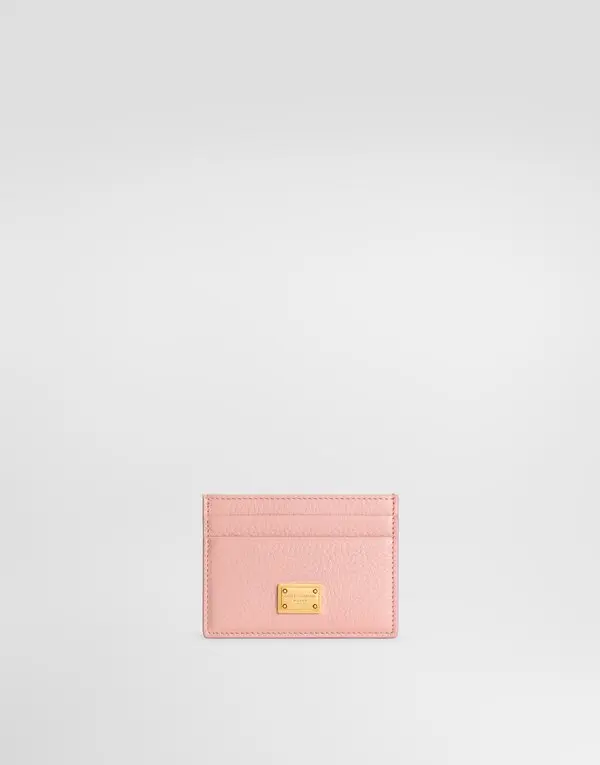 Dolce & Gabbana Calfskin Card Holder - Pink