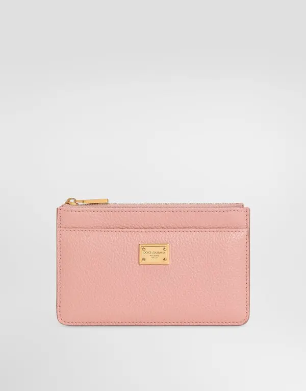 Dolce & Gabbana Calfskin Card Holder - Pink