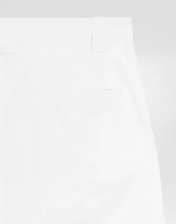 Dolce & Gabbana Stretch Cotton Gabardine Trousers
