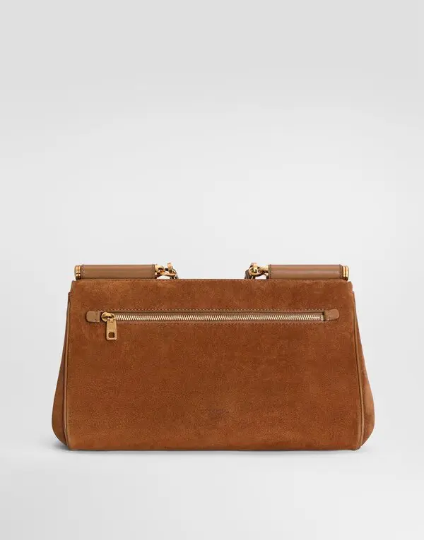 Dolce & Gabbana Medium My Sicily Handbag In Split Calfskin
