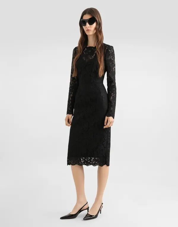 Dolce & Gabbana Cordonetto Lace Sheath Dress