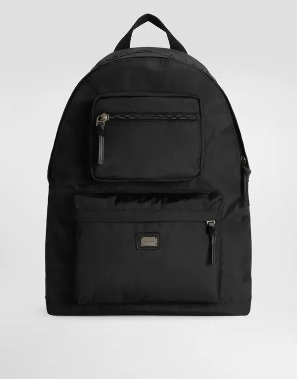 Dolce & Gabbana Nylon Backpack With Embroidery