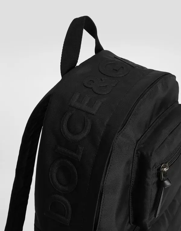 Dolce & Gabbana Nylon Backpack With Embroidery