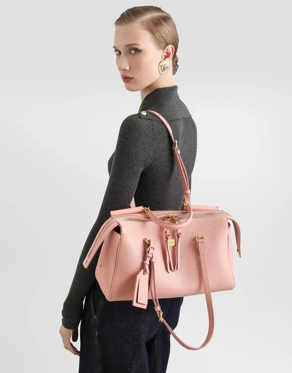 Dolce & Gabbana Medium Vittoria Handbag In Calfskin