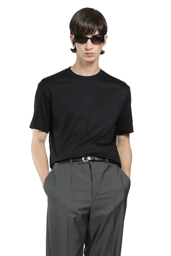 Giorgio Armani Cotton Jersey Short Sleeve T-shirt