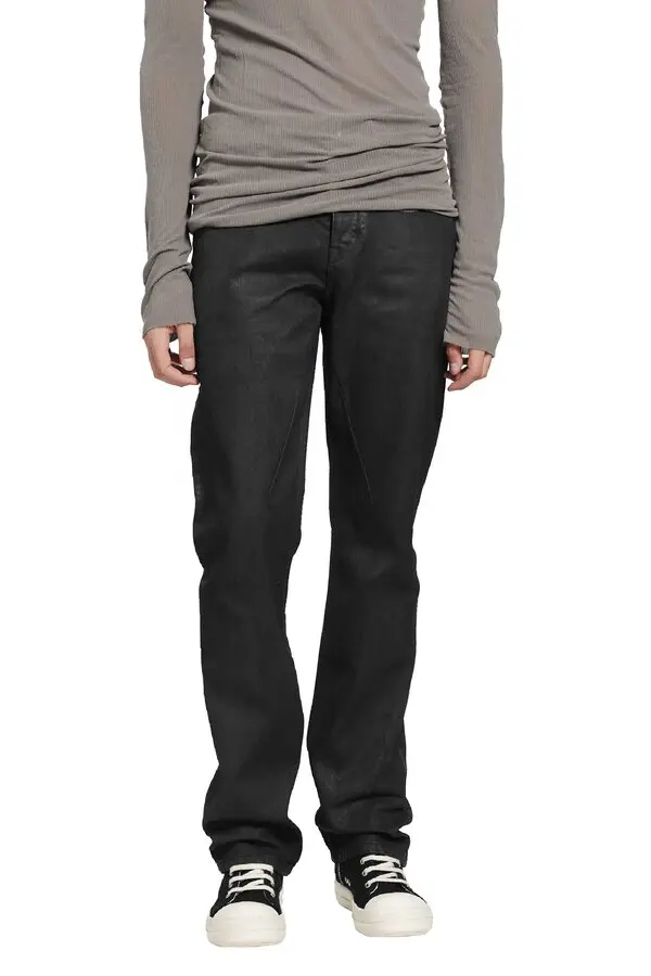 Rick Owens Waxed Japanese Denim Jeans