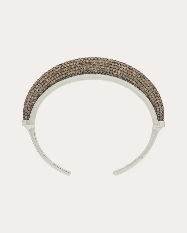WYLD BOX Diamond Pavé Luna Cuff